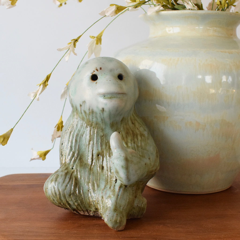 Monkey With Banana Jade | Mississippi Made Gifts | TheMississippiGiftCompany.com