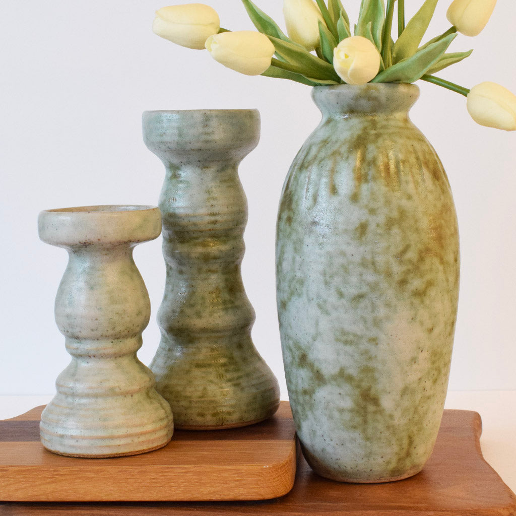 Vase 11" Skinny Jade Default Title | Mississippi Made Gifts