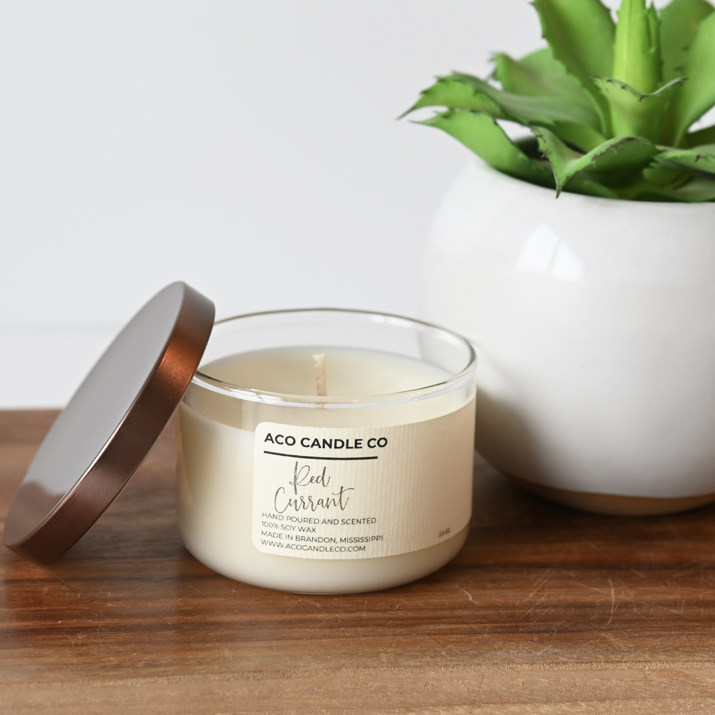 Red Currant Mini Candle | Mississippi made product handcrafted by local ...