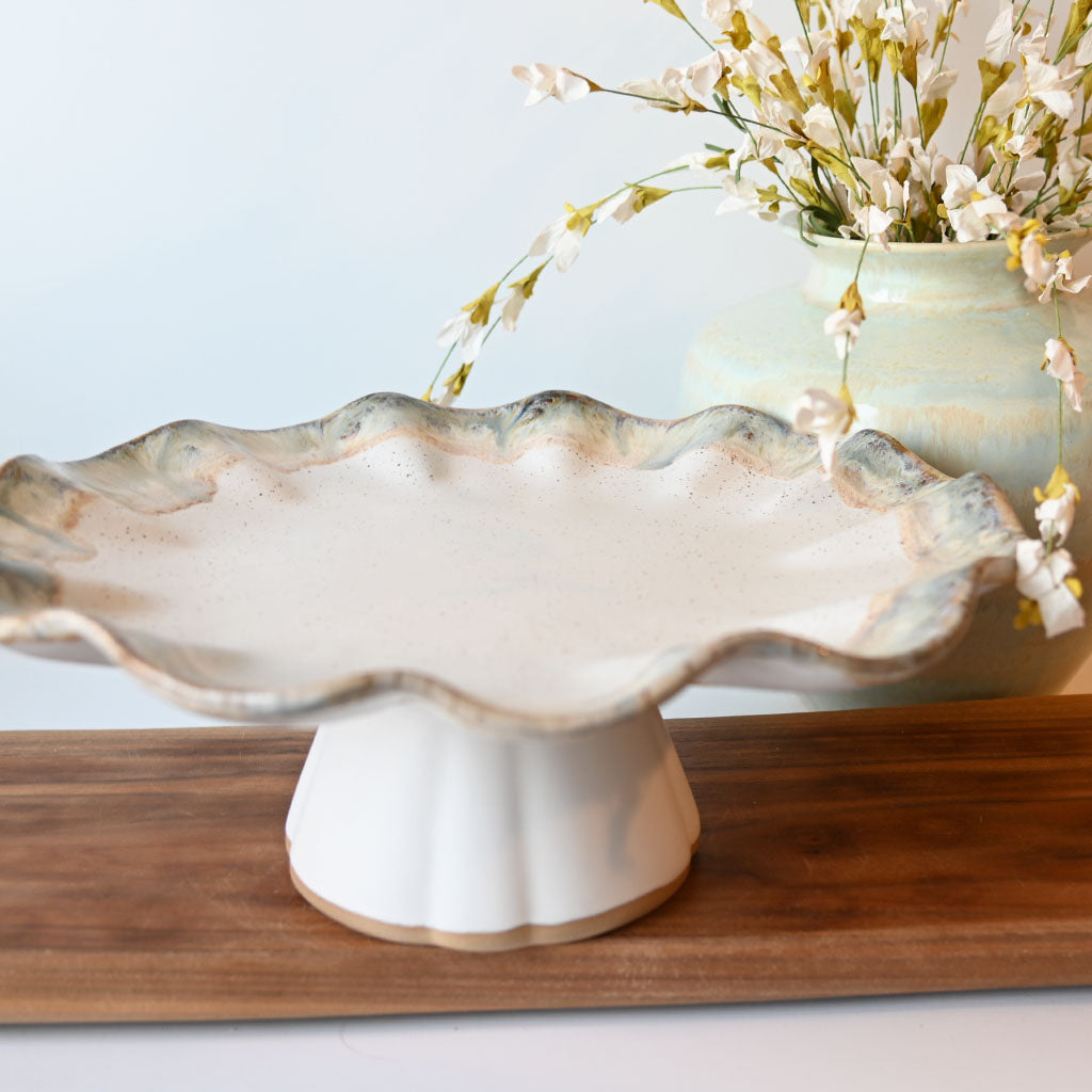 Freeform Cake Stand Magnolia | Mississippi made product handcrafted by ...