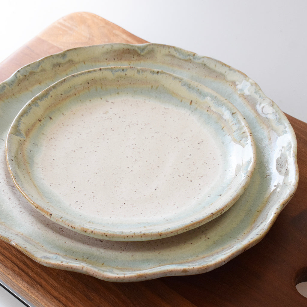 Round Salad Plate Hydrangea | Mississippi made product handcrafted by ...