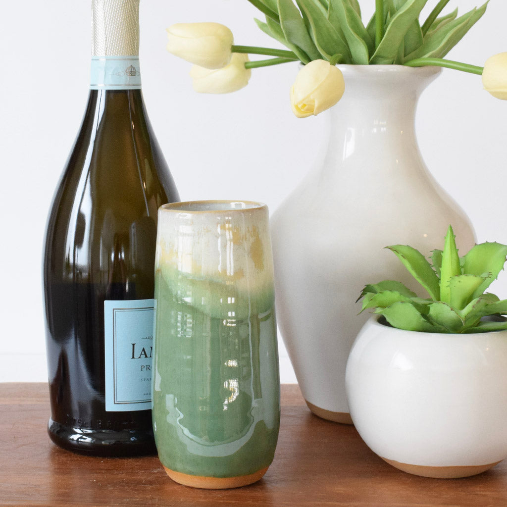 Mimosa Flute Matcha Leaf | Mississippi made product handcrafted by ...
