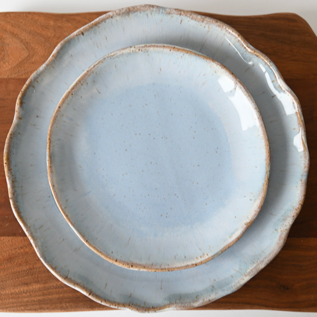 Round Salad Plate Wisteria | Mississippi made product handcrafted by ...