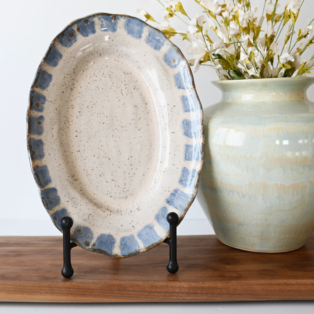 Small Oval Platter Blue Willow | Mississippi made product handcrafted ...