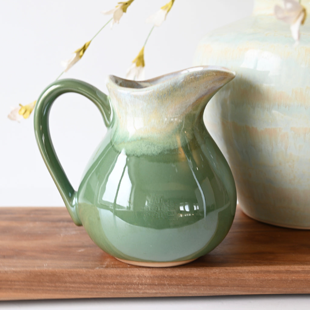 Small Pitcher Matcha Leaf | Mississippi Made Gifts ...