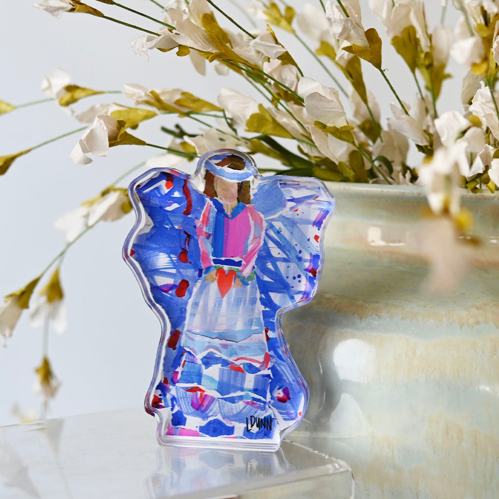 Bitty Angel of Love Acrylic Block | Mississippi Made Gifts