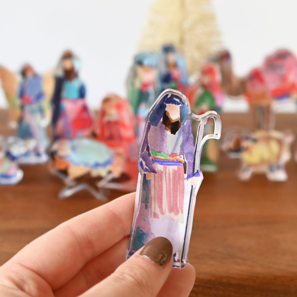 Bitty Blue Shepherd Acrylic Block | Mississippi Made Gifts