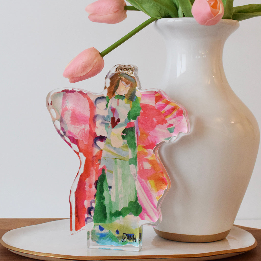 Large Angel Acrylic Block Harper | Mississippi Made Gifts