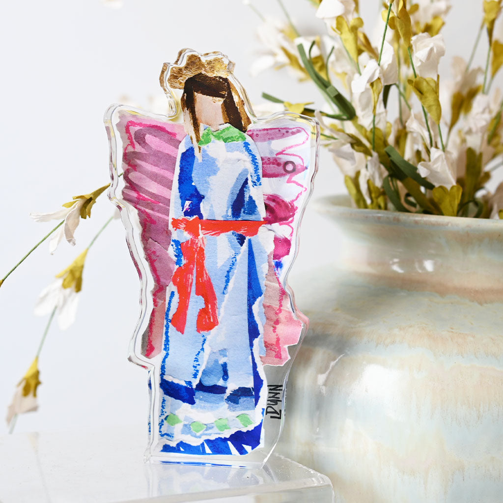 Large Angel Acrylic Block Ruth | Mississippi Made Gifts