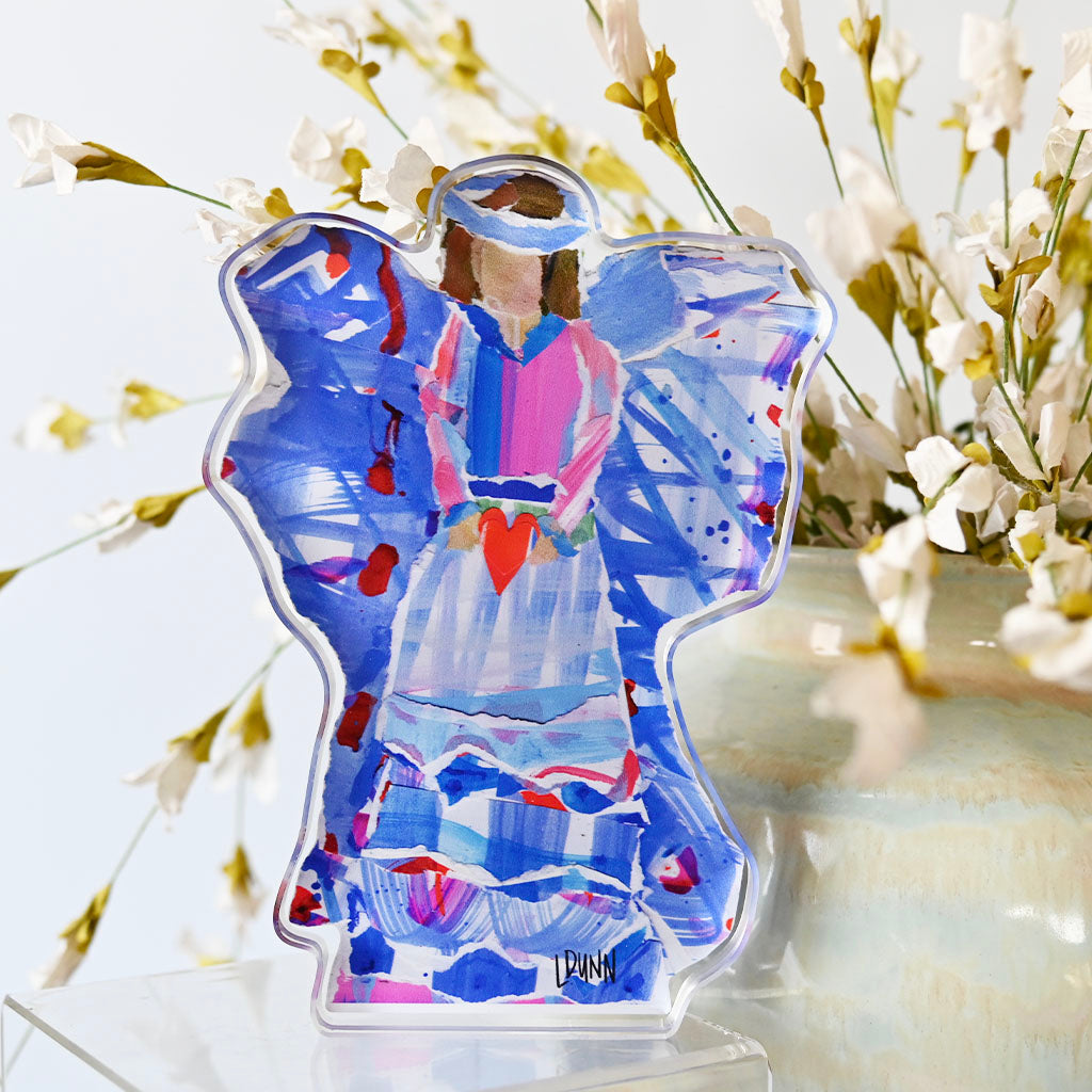 Large Angel of Love Acrylic Block | Mississippi Made Gifts