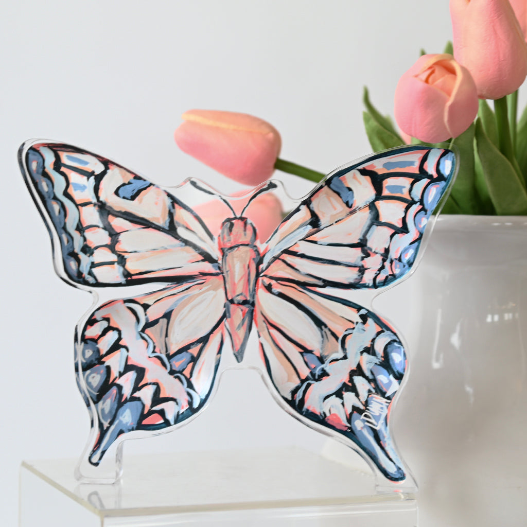 Large Neutral Acrylic Butterfly | Mississippi Made Gifts