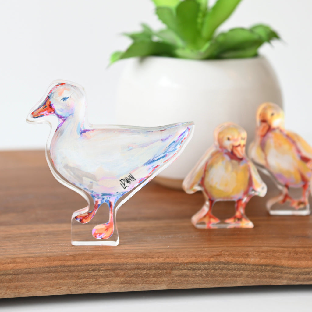 Mama Duck Acrylic Block | TheMississippiGiftCompany.com