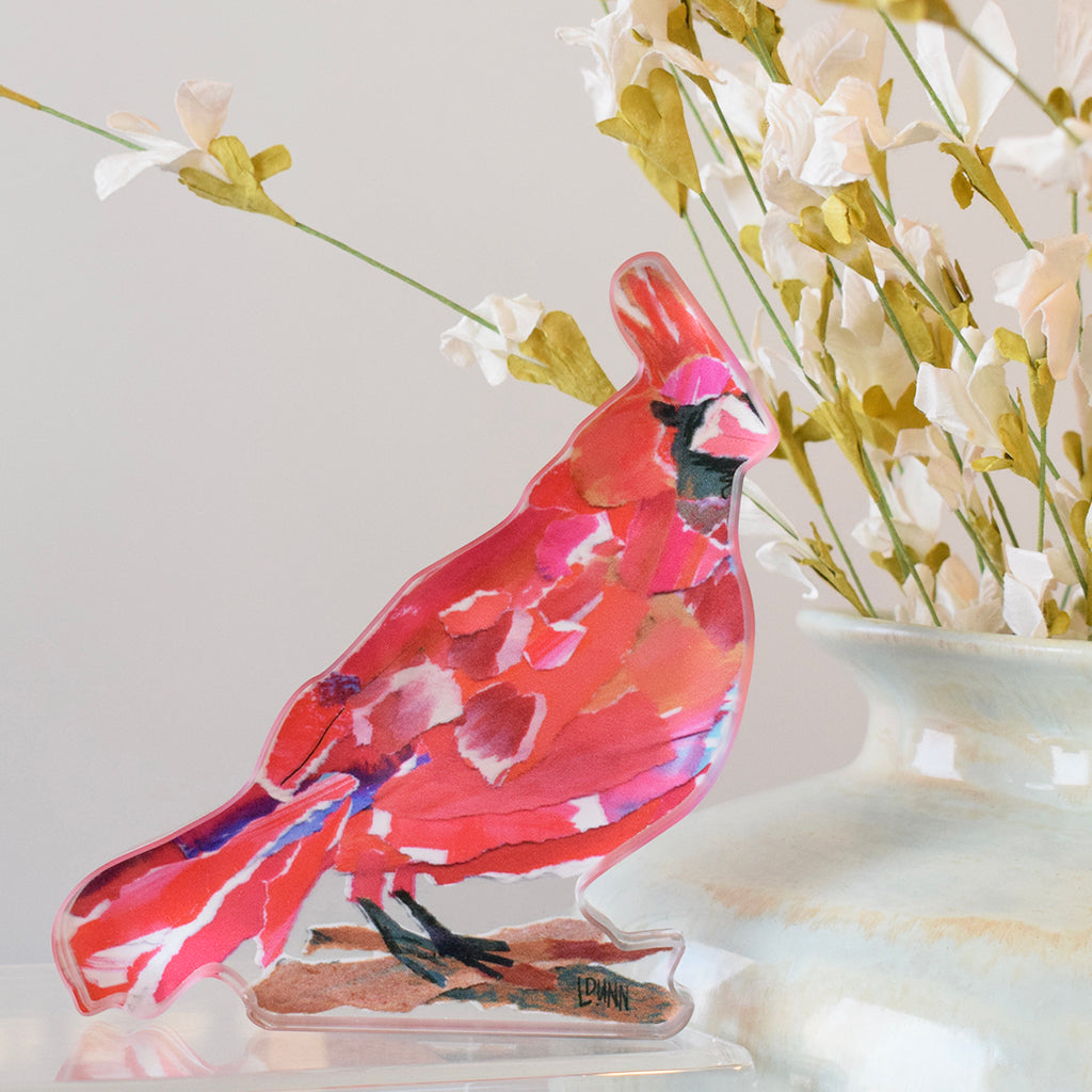 Visiting Cardinal Acrylic Block | Mississippi made product handcrafted ...