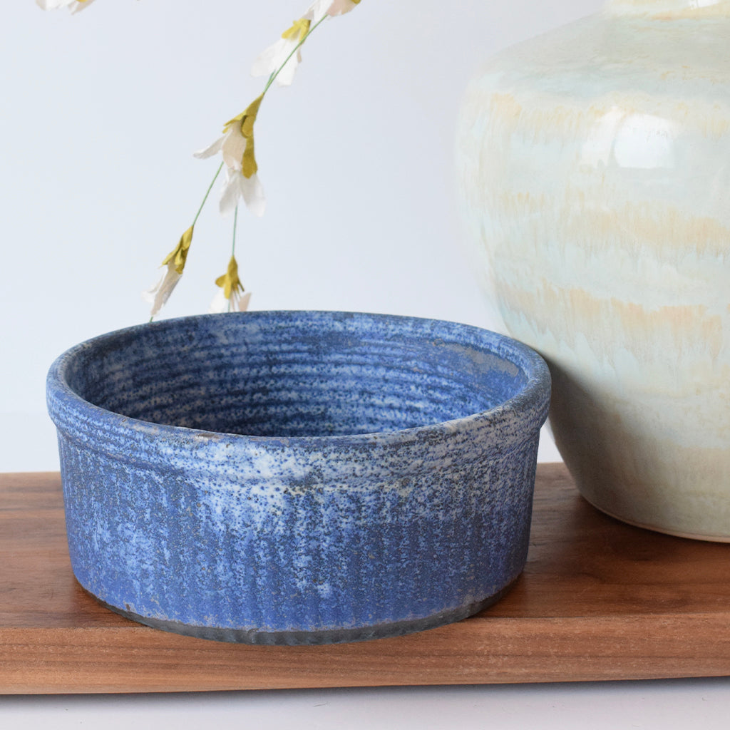 Souffle Bowl Blue | Mississippi made product handcrafted by local artisans.