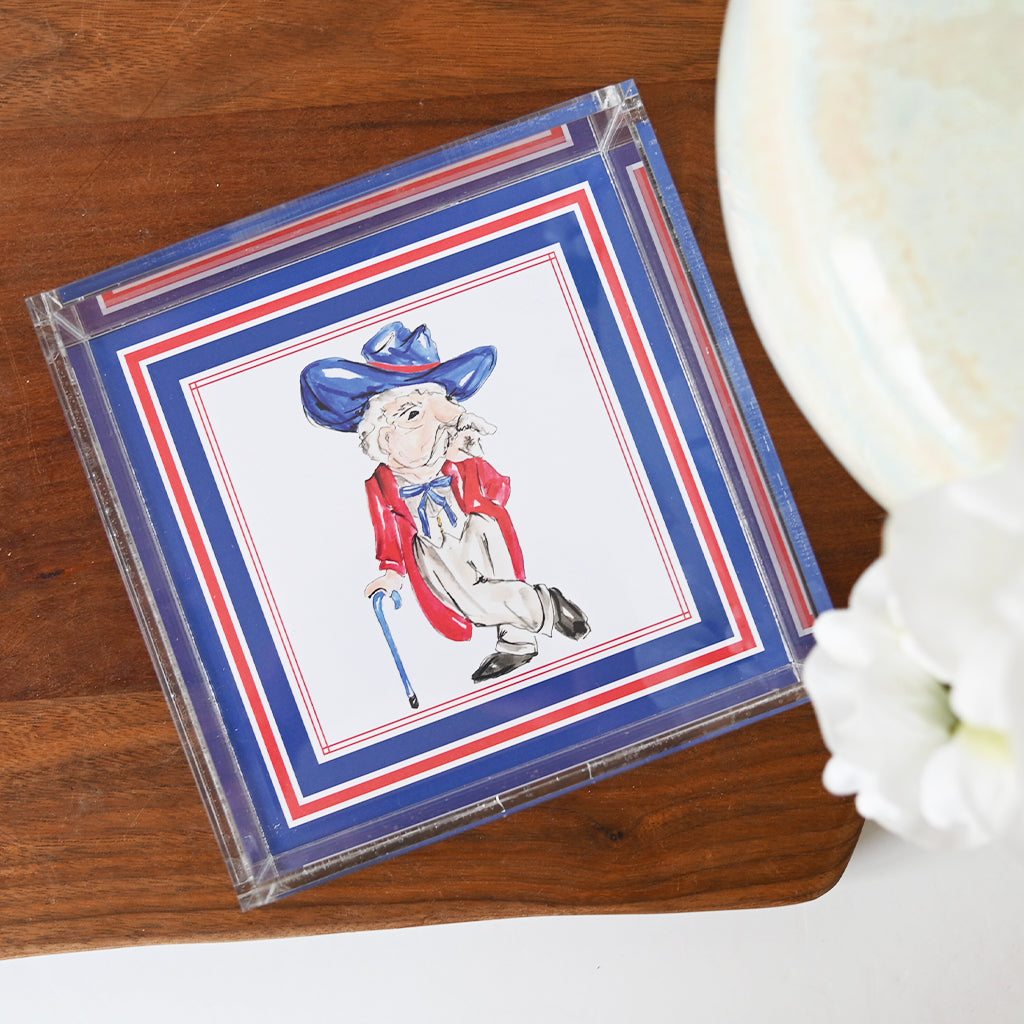 Handpainted Rebel Small Acrylic Tray | Mississippi made product ...