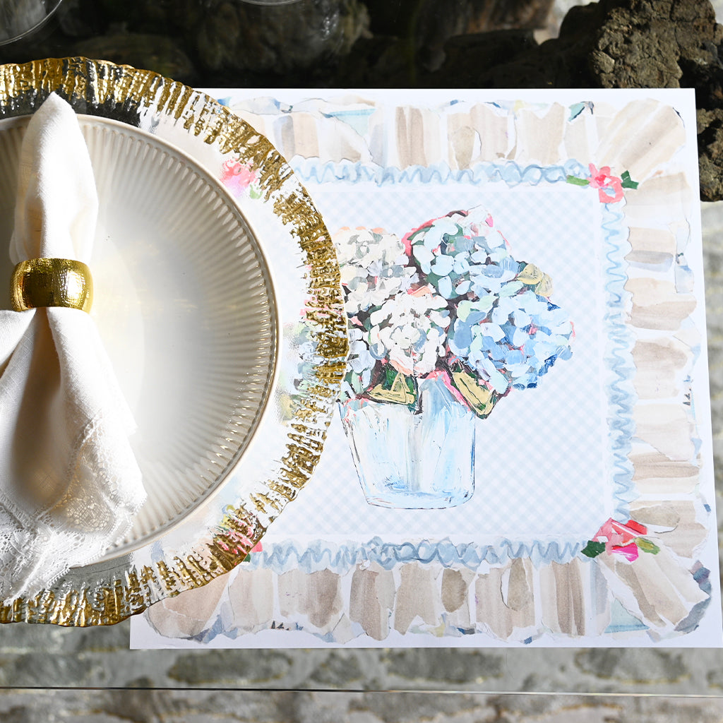 Hydrangea Paper Placemats | Mississippi Made Gifts ...