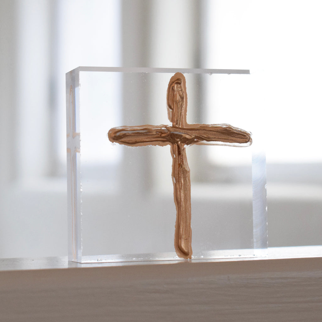 Small Acrylic Block-Cross | Mississippi made product handcrafted by ...