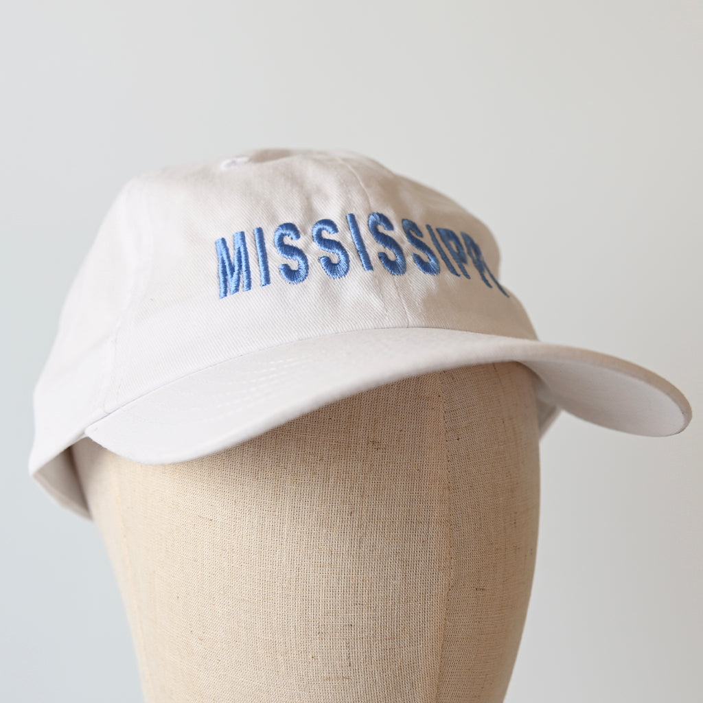 Blue/White Mississippi Hat | Mississippi Made Gifts ...