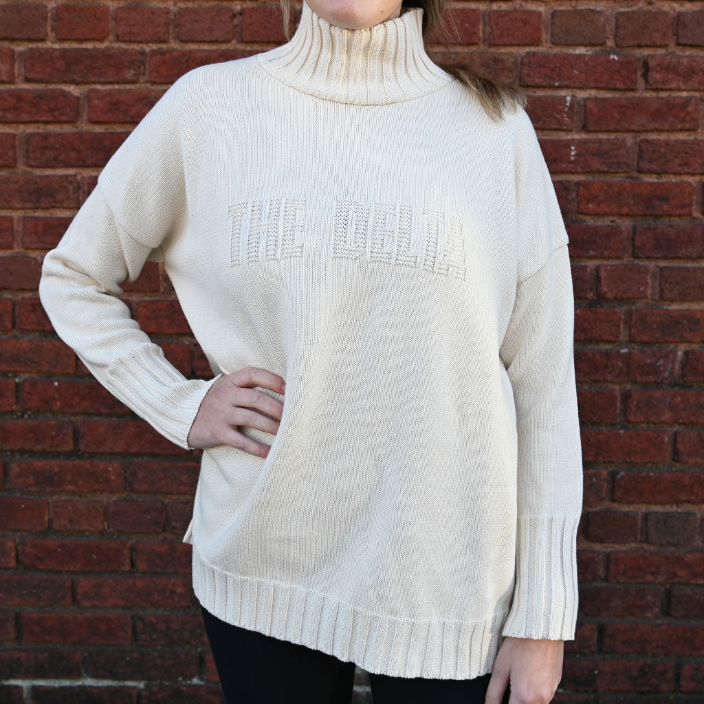 The Delta Turtleneck Sweater | Mississippi made product handcrafted by ...
