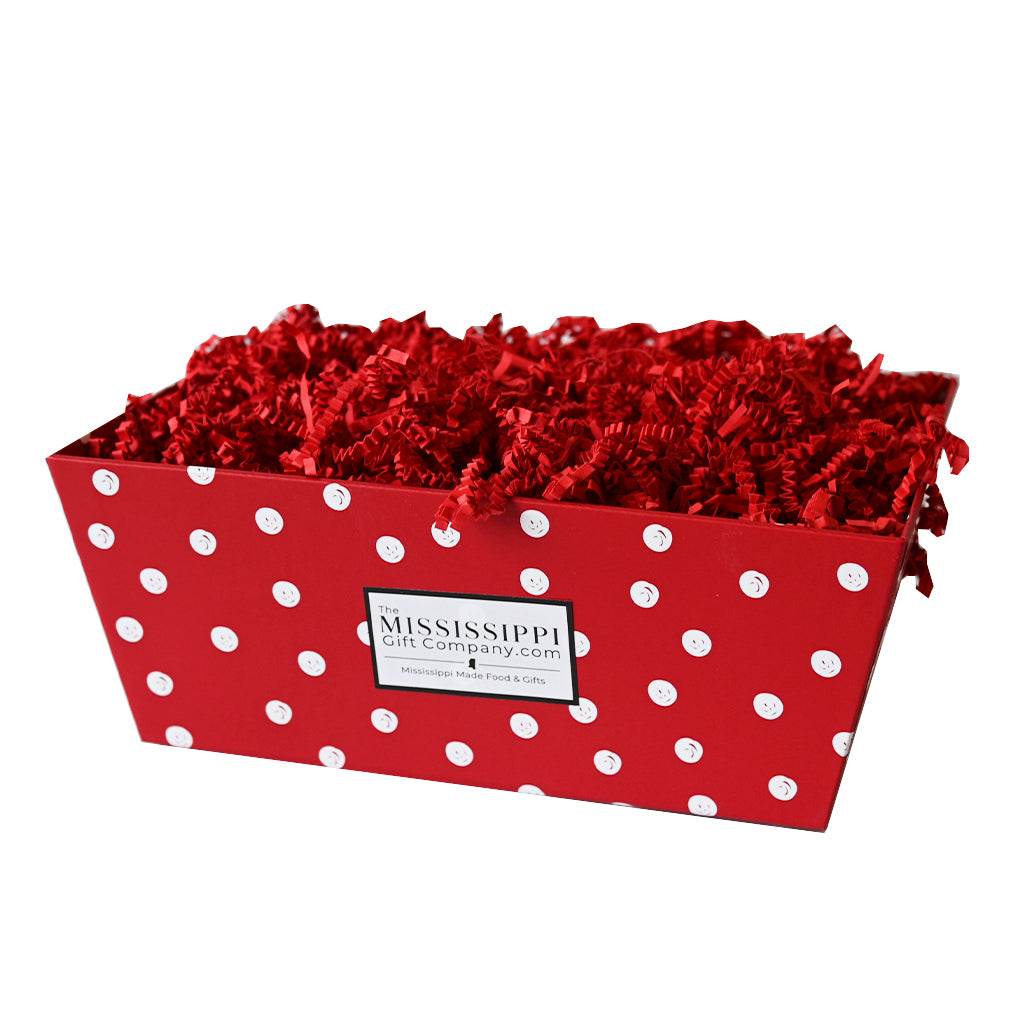 Unfilled Red & White Dot Market Tray | Mississippi made product ...