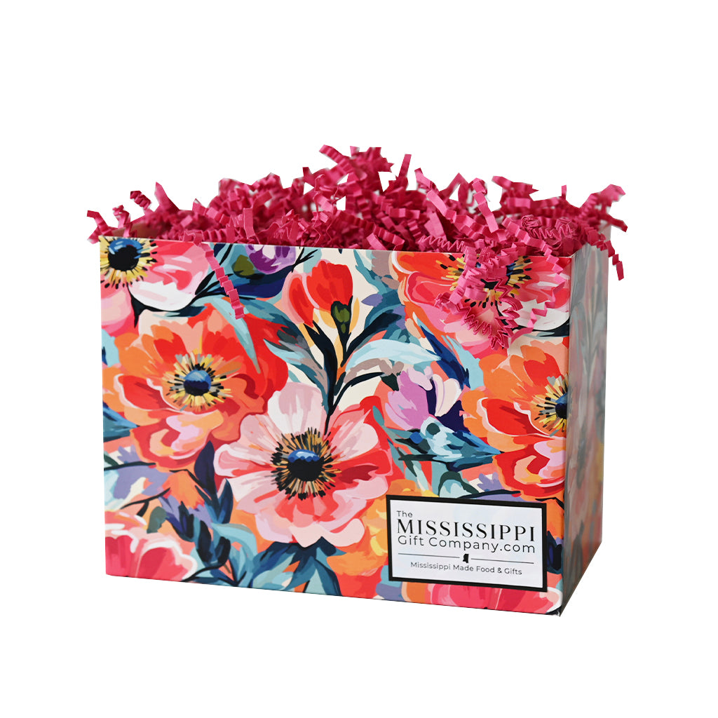 Unfilled Small Bold Blooms Box | Mississippi Made Gifts