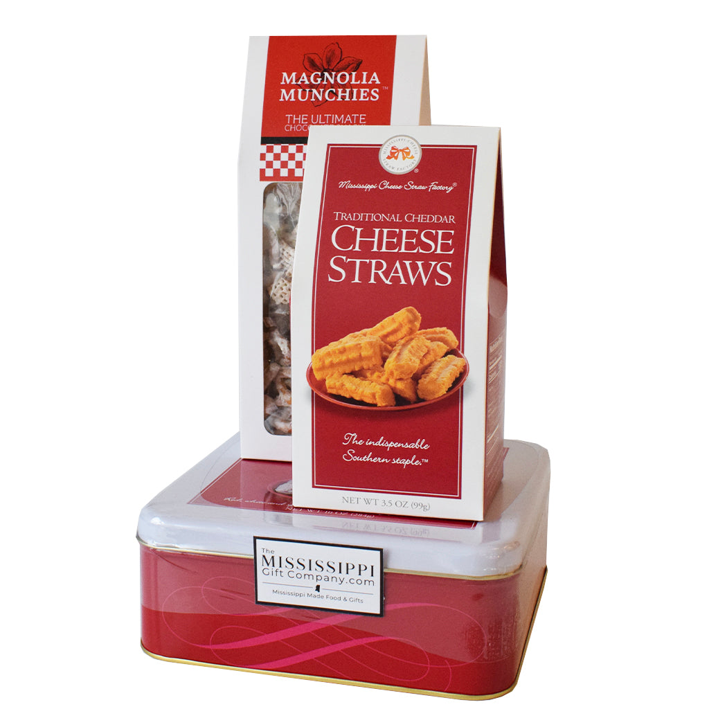 Mississippi Small Munchies Gift Tower | Mississippi Made Gifts