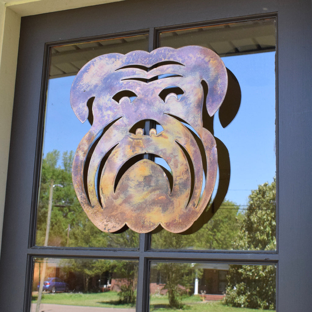 Large Bulldog Head Door Hanger | Mississippi made product handcrafted ...