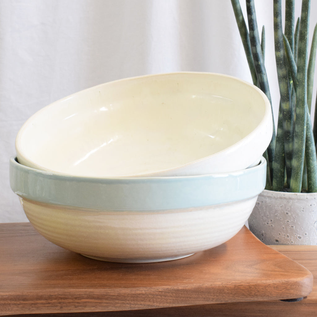 Large Round Serving Bowl Moonstone | Mississippi Made Gifts