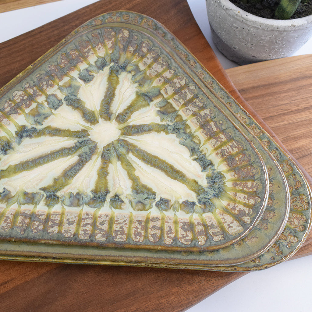 Medium Triangle Plate Sparrow | Mississippi made product handcrafted by ...