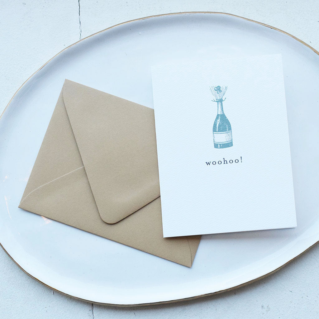 Champagne Greeting Card | TheMississippiGiftCompany.com