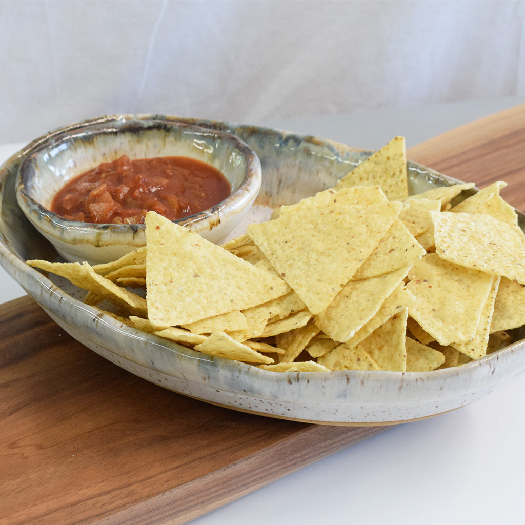 Oval Baking Dish Magnolia | TheMississippiGiftCompany.com